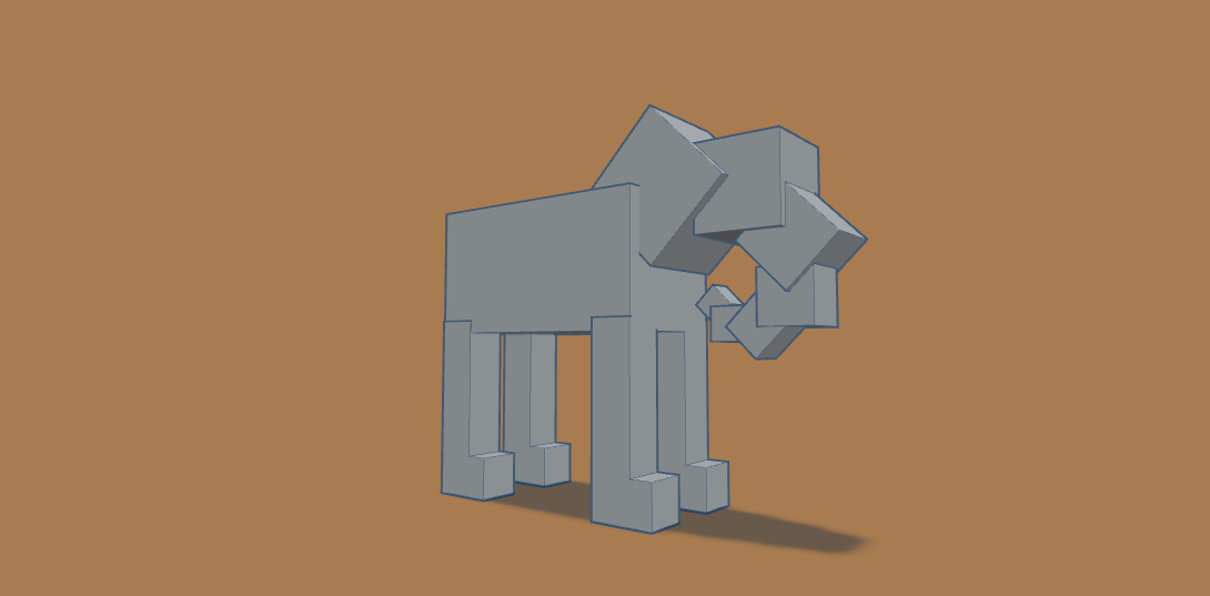 cube elephant by isaiah | Download free STL model | Printables.com