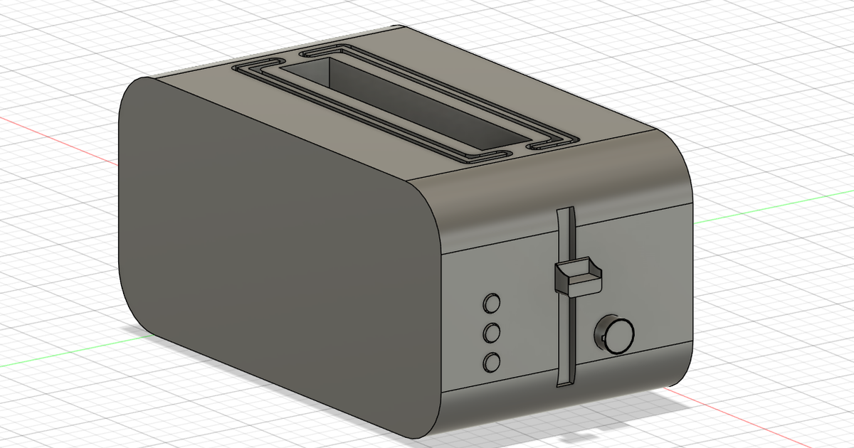 one slot toaster by Capy Bara | Download free STL model | Printables.com