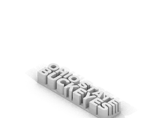 Ohio State Buckeyes Sign by JGowins | Download free STL model ...