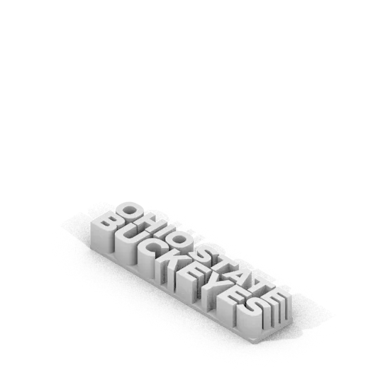 Ohio State Buckeyes Sign by JGowins | Download free STL model ...