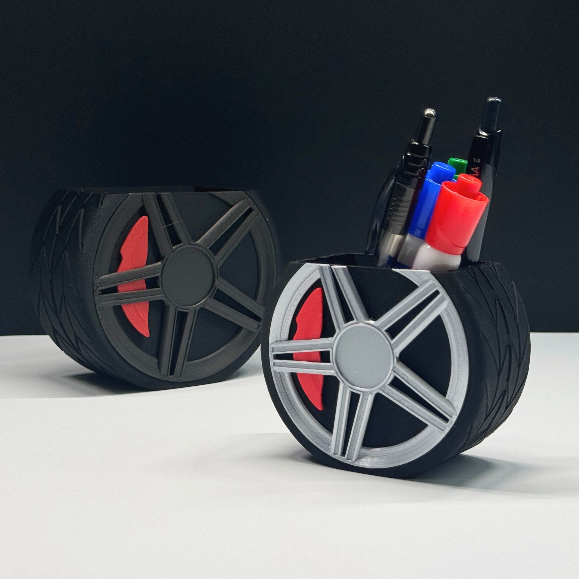 3D Printable Car Wheel Desktop Accessory by Brandon Santana ...
