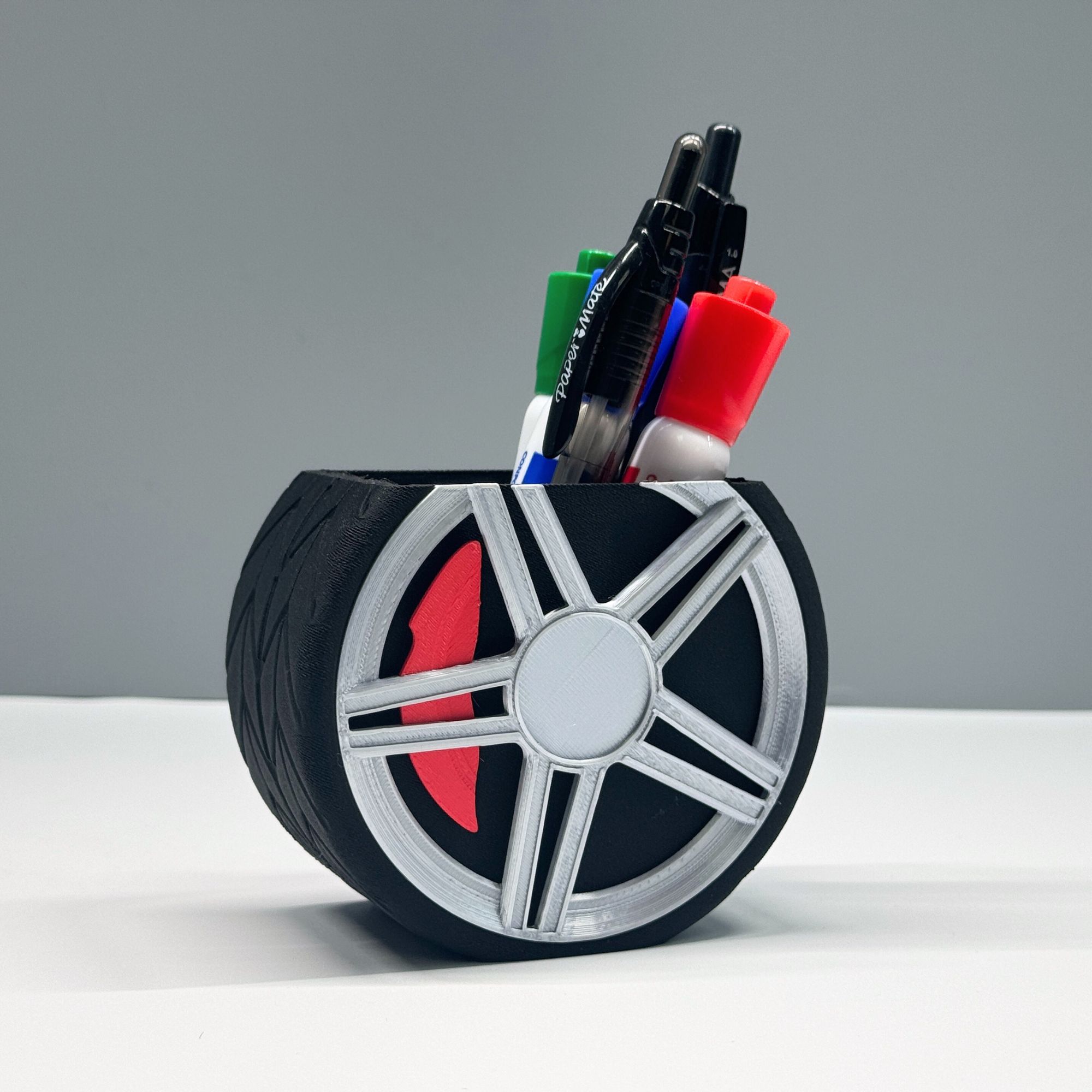 3D Printable Car Wheel Desktop Accessory by Brandon Santana ...
