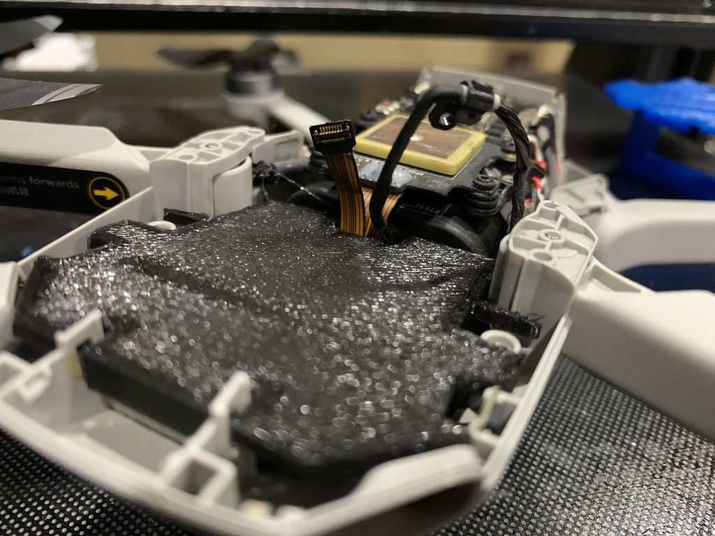 DJI Mavic Mini gimbal plate. FPV mode! by John Doe | Download free STL ...