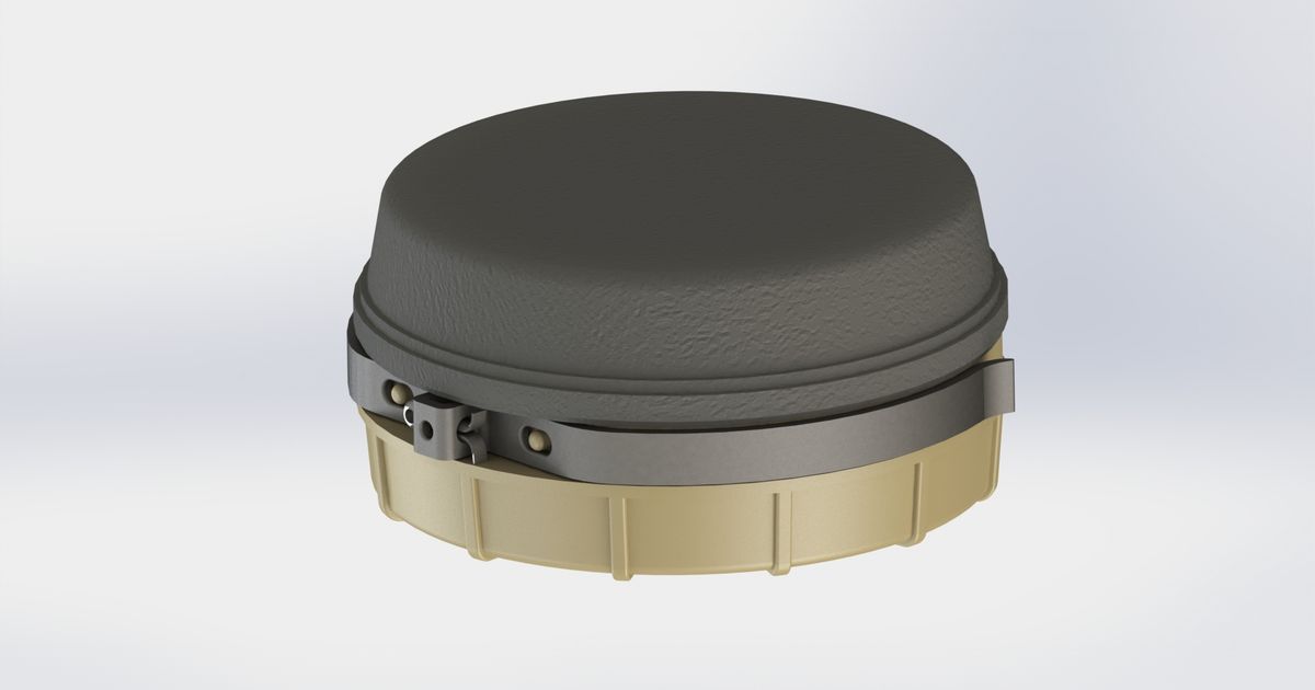 PMN - 4 (Antipersonnel Landmine) by Mumiell | Download free STL model ...