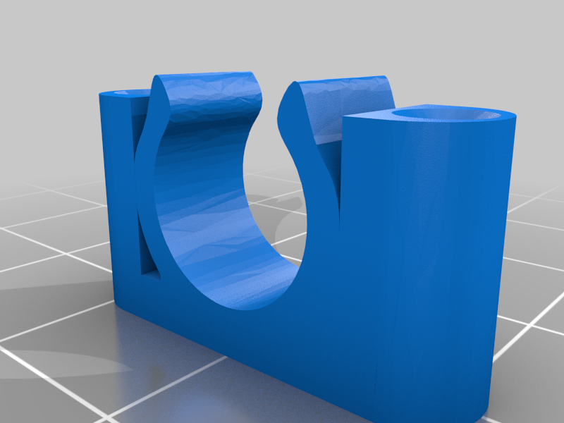 Single wall cable clamps 10mm & 7mm by Libary | Download free STL model ...