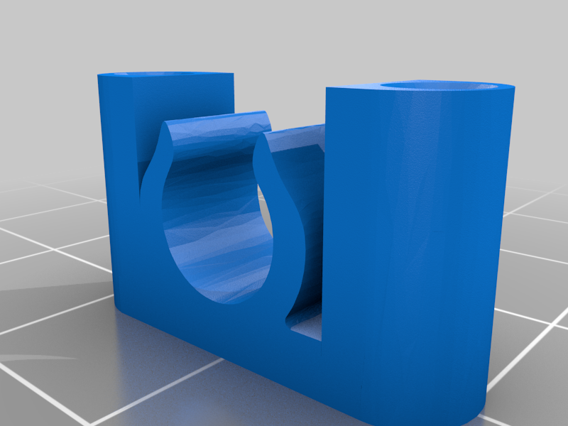 Single wall cable clamps 10mm & 7mm by Libary | Download free STL model ...