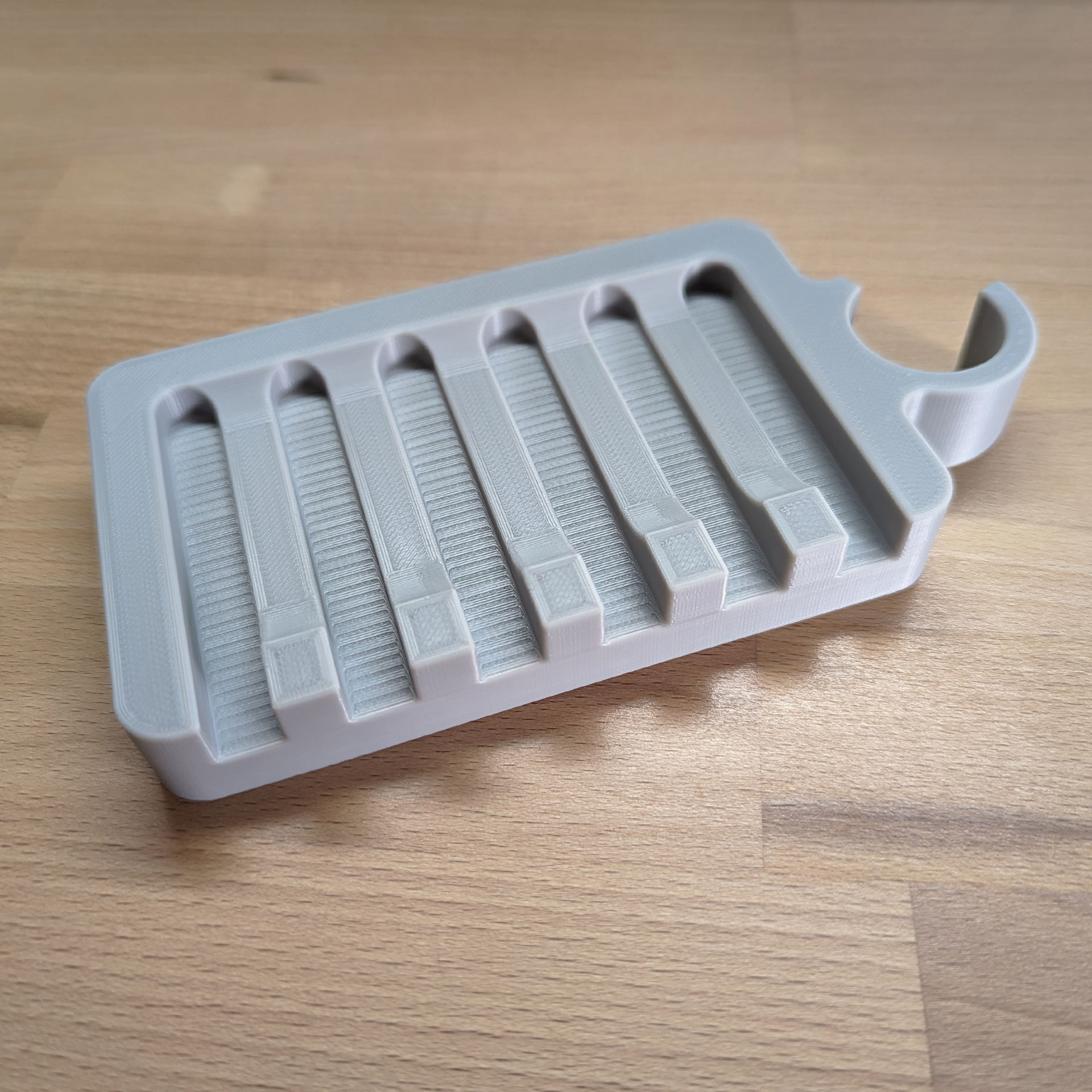 Shower rod soap dish by vermotr | Download free STL model | Printables.com