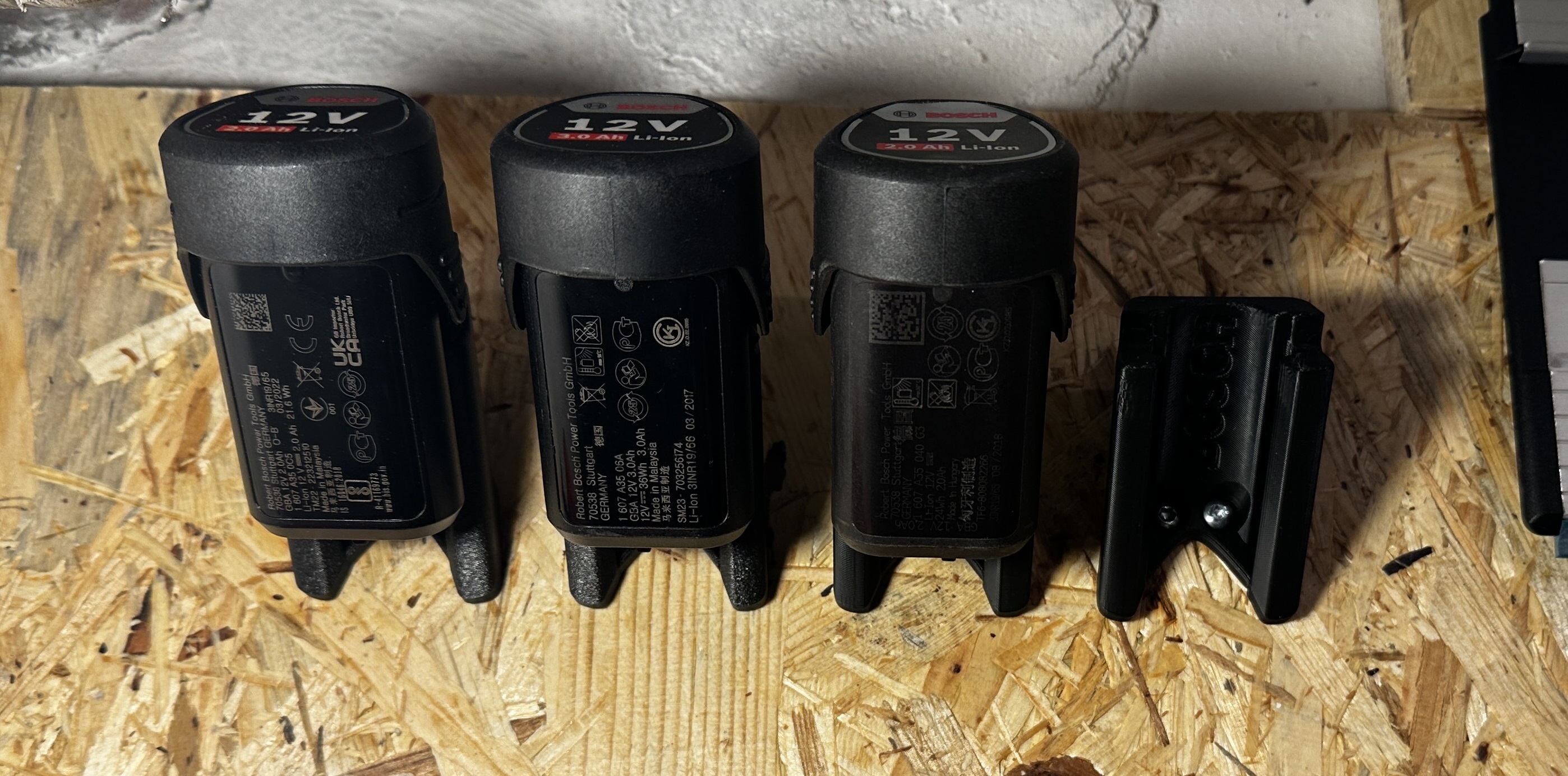 Bosch 12V Battery Holder by PDr3y3R | Download free STL model ...