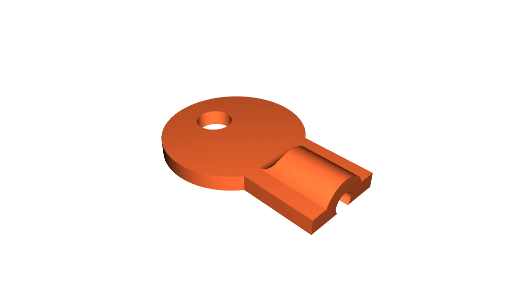 Rittal key (electical cabinet key) by Sandude | Download free STL model ...