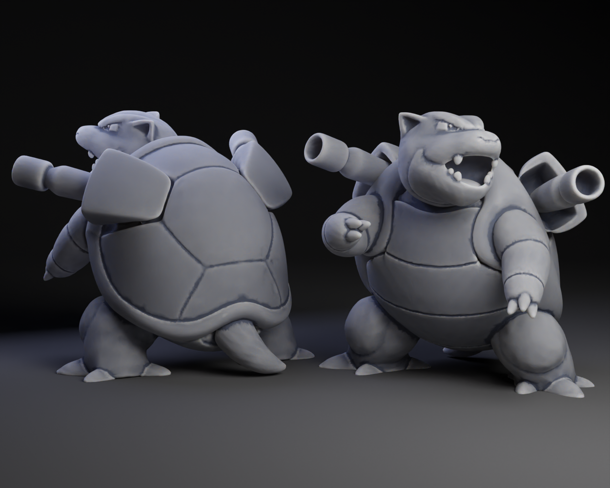 Blastoise Pokemon by Peter Farell | Download free STL model ...