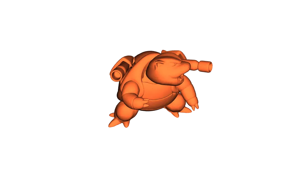 Blastoise Pokemon by Peter Farell | Download free STL model ...