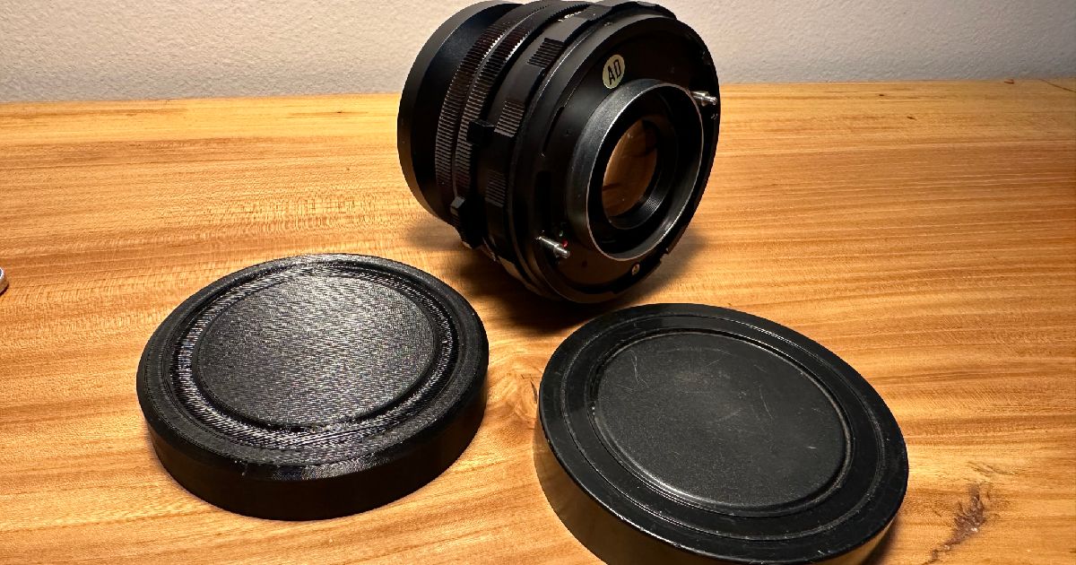 Lens Back Cap for Mamiya RB67 by rez_junior | Download free STL model ...