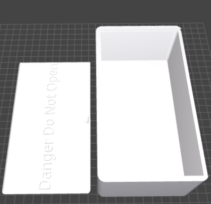 Danger Do Not Open (box) by Theodore Desatnik | Download free STL model ...