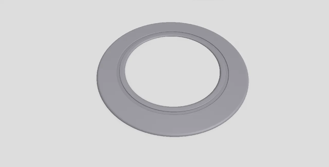 Ceiling Fan Trim Ring by darthGinger | Download free STL model ...