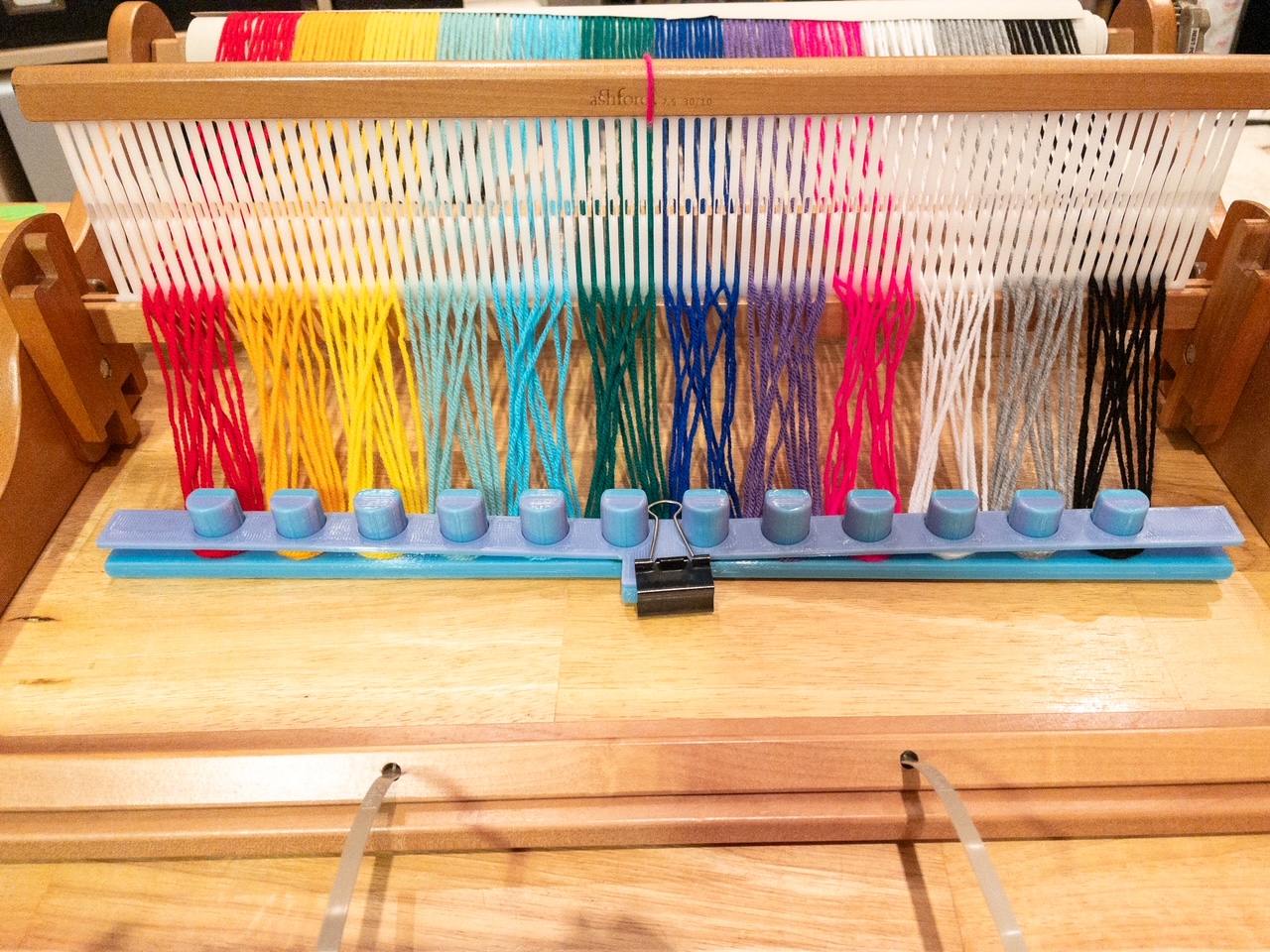 Raddle / Warping Bar, 12 pegs & warp retainer by antfurn | Download ...