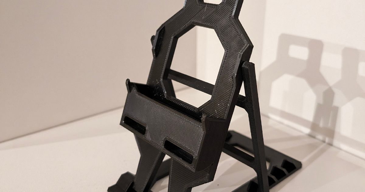Adjustable phone stand by 3Ddrifter | Download free STL model ...
