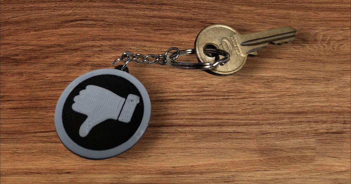 Keychain KO by 3d Rebels | Download free STL model | Printables.com