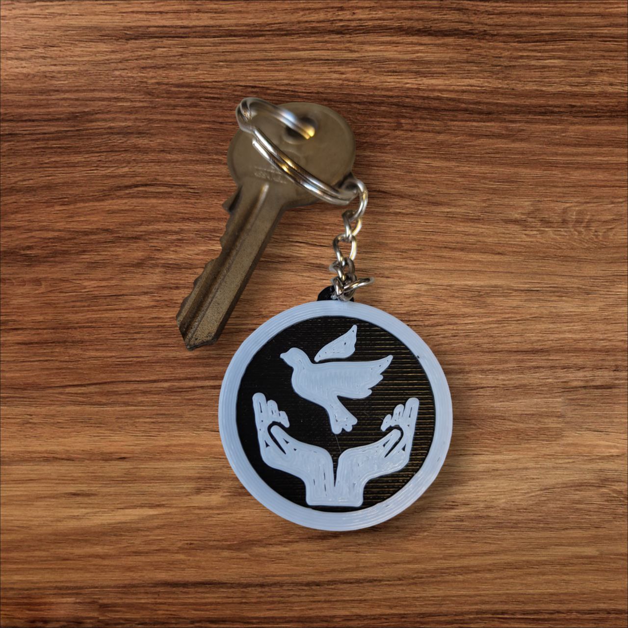 Keychain peace 2 by 3d Rebels | Download free STL model | Printables.com