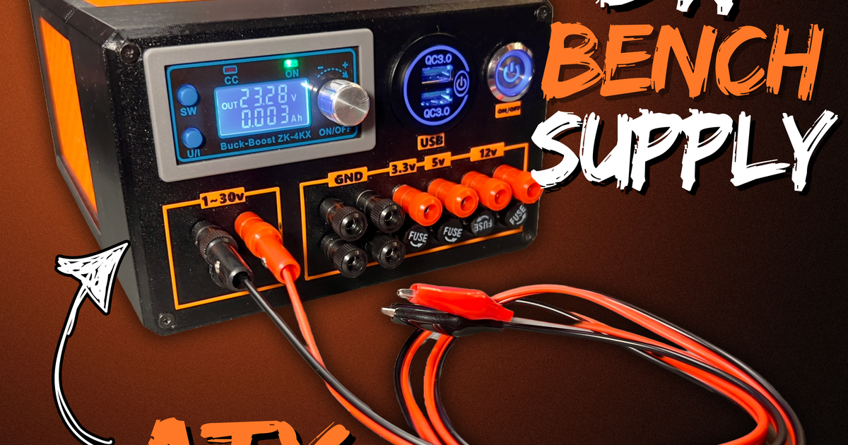 Upcycled ATX Lab Bench Power Supply da Caelestis Workshop | Scarica il ...