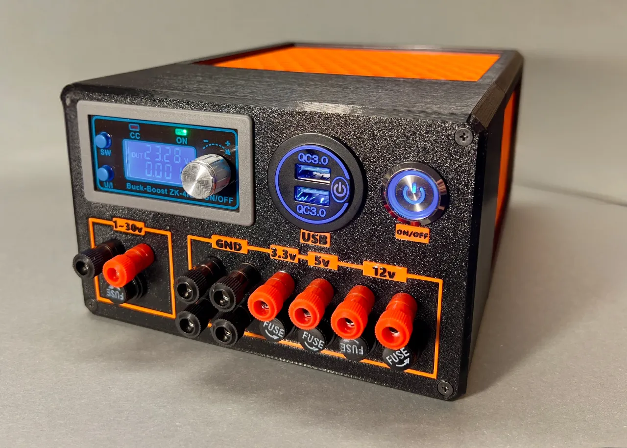 Upcycled ATX Lab Bench Power Supply by Caelestis Workshop | Download ...