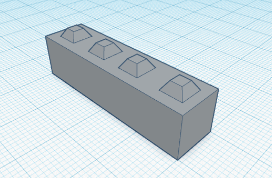 4x1 Mini Brick by hamburger | Download free STL model | Printables.com