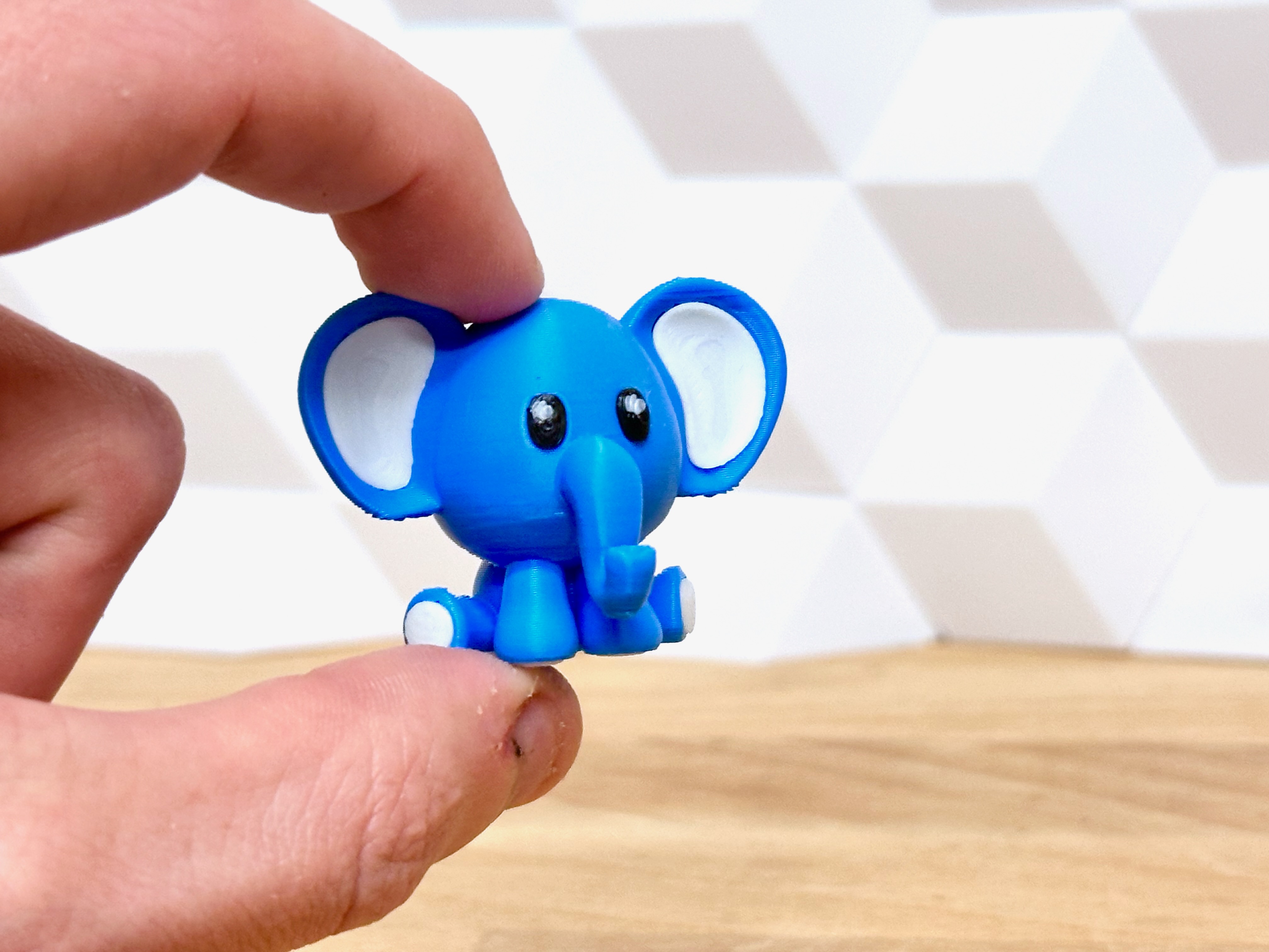 Minimals Safari Pack (cute tiny animal figures - elephant, lion, monkey ...