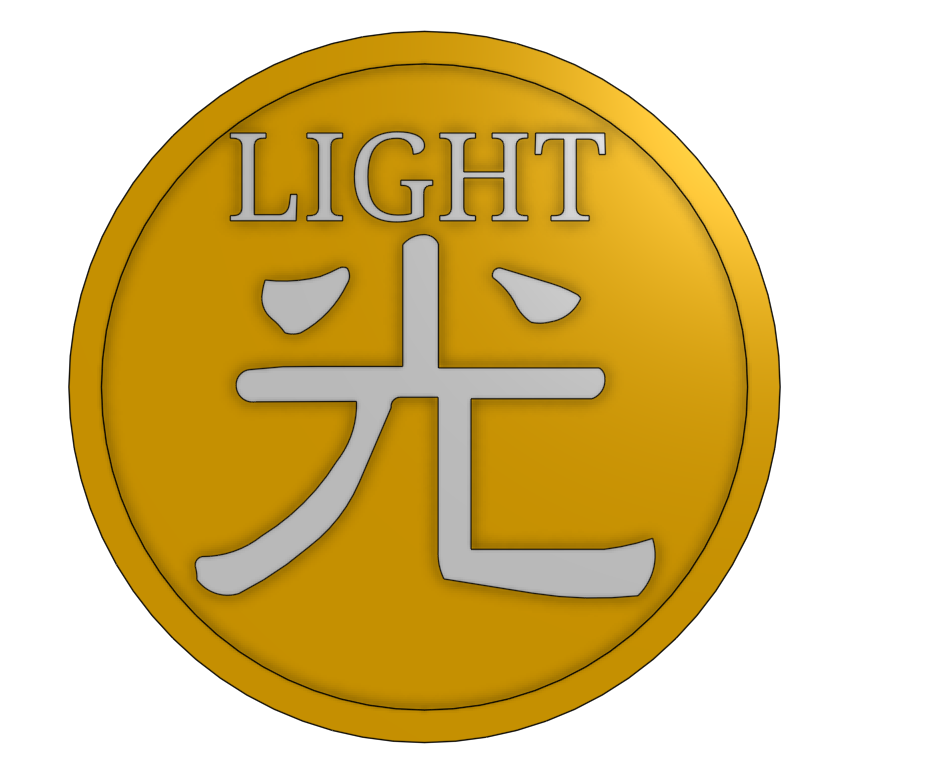 Yu Gi Oh! LIGHT attribute by CJ Bookheimer | Download free STL model | Printables.com