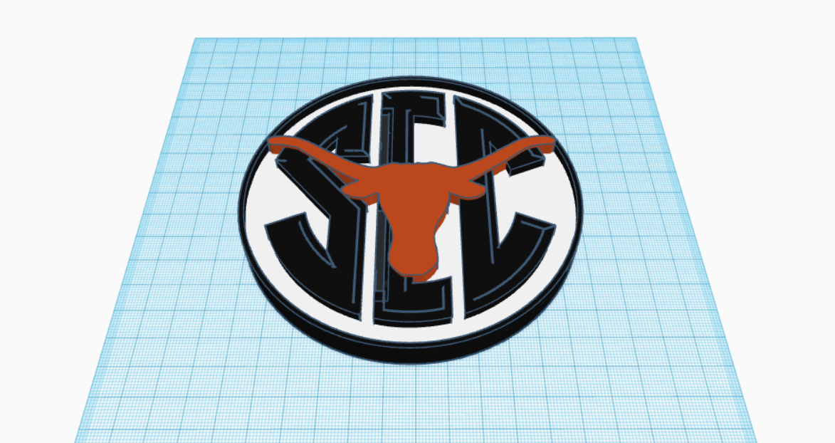 Longhorns SEC Logo by bevo_baker | Download free STL model | Printables.com