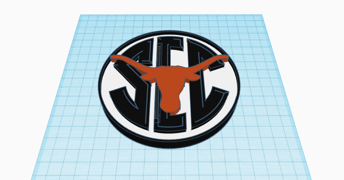 Longhorns SEC Logo by bevo_baker | Download free STL model | Printables.com