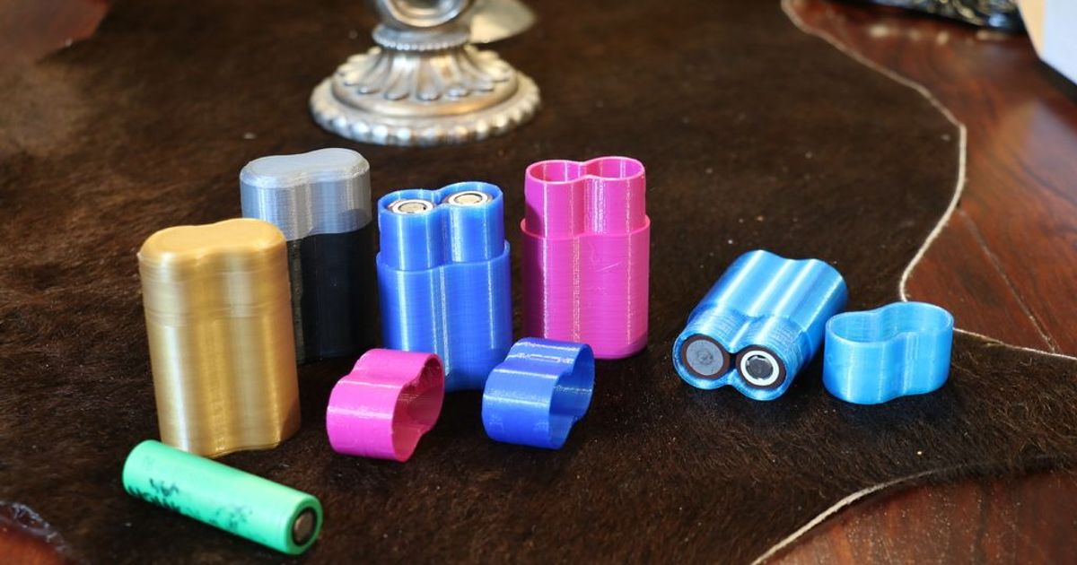 18650 Battery Case by Tom | Download free STL model | Printables.com