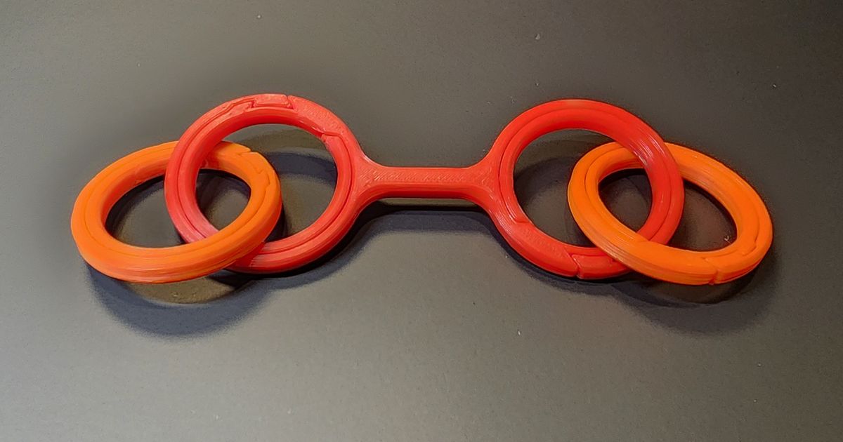 #0162 O-O Links Round Split Key Ring - STRONG Enough for Everyday Use ...