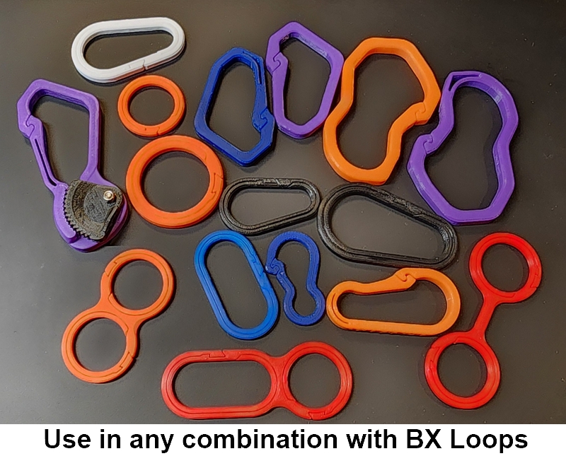 #0161 STRONG #8-R Racetrack Double Split Key Ring [3 sizes] - Meets the ...