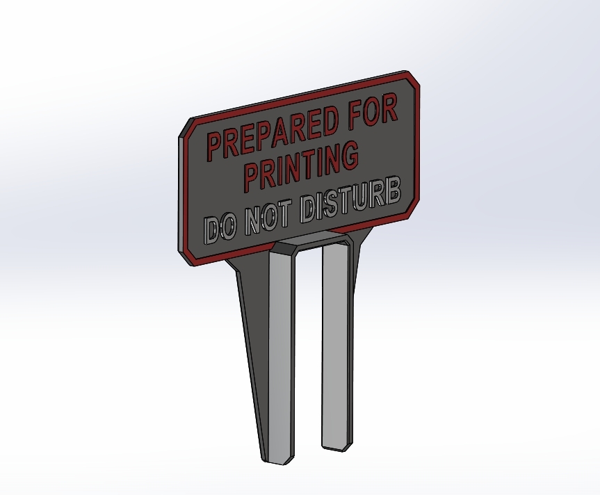 #0157 Original Prusa Enclosure (OPE) Door Blocking Sign by BuildX ...