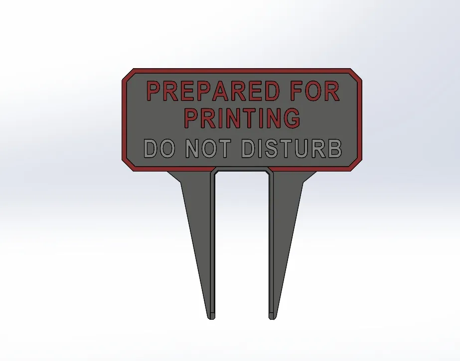 #0157 Original Prusa Enclosure (OPE) Door Blocking Sign by BuildX ...