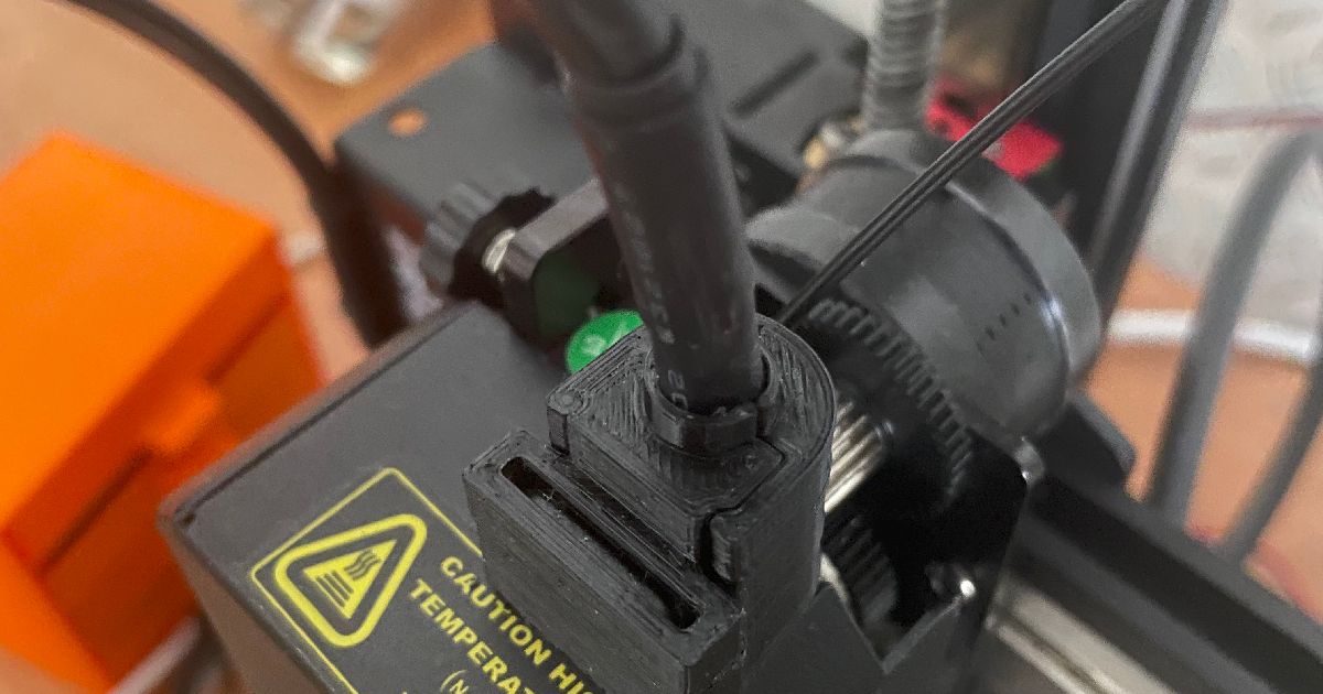Kingroon KP3S Pro V2 Extruder Cable Guide by Kyrylo Baibula | Download ...