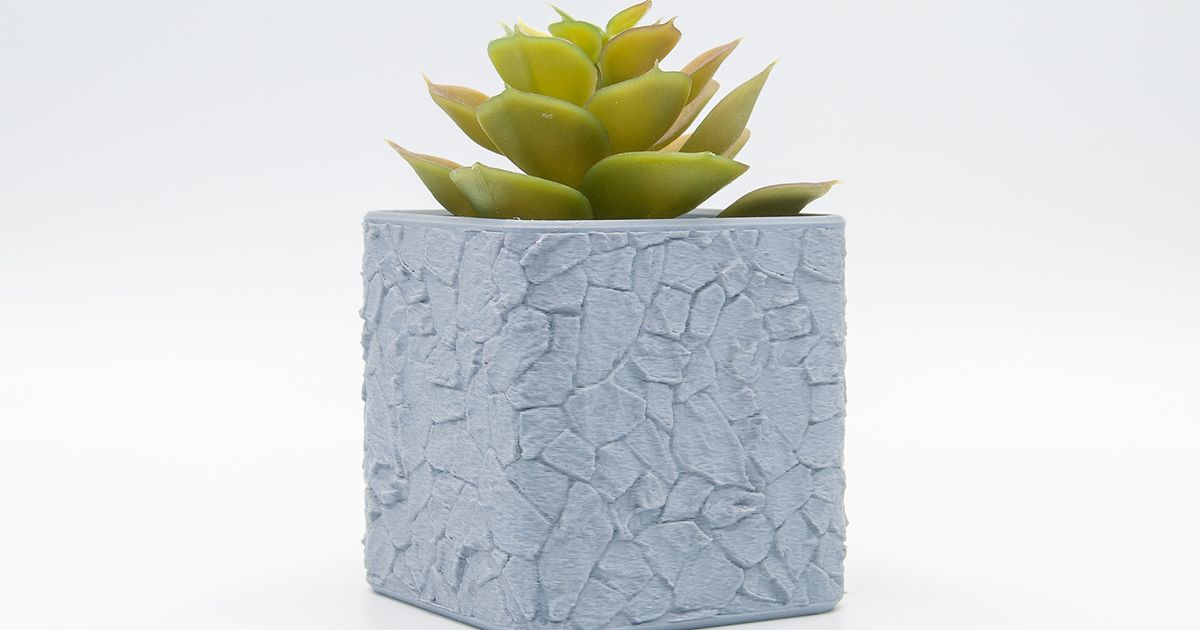Rock Planter by Bamingo Design | Download free STL model | Printables.com
