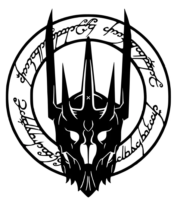 Sauron - Lord of the Rings Wall art by Jura Švébiš | Download free STL ...