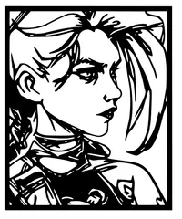 Jinx Fans - League of Legends Wall Decor autorstwa Jura Švébiš ...