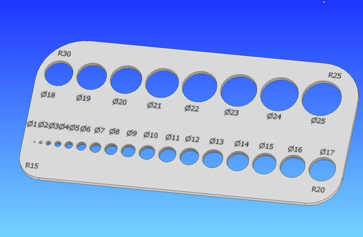 Circle Template by Kation | Download free STL model | Printables.com