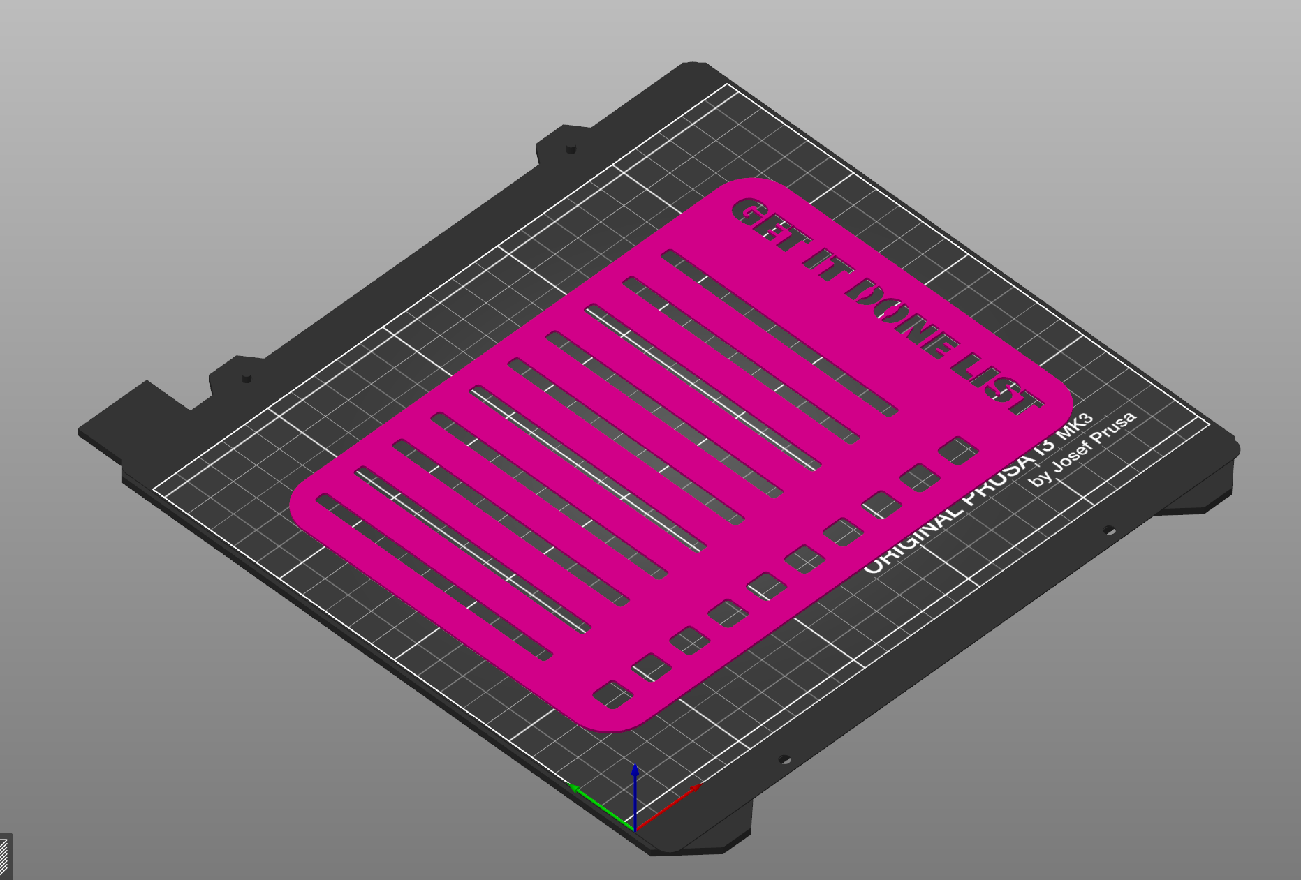 Get it done list / todo list by Andrew Waterhouse | Download free STL ...