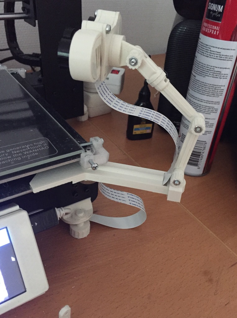 PiCam case with movable arm bed carriage plate holder by salvador ...