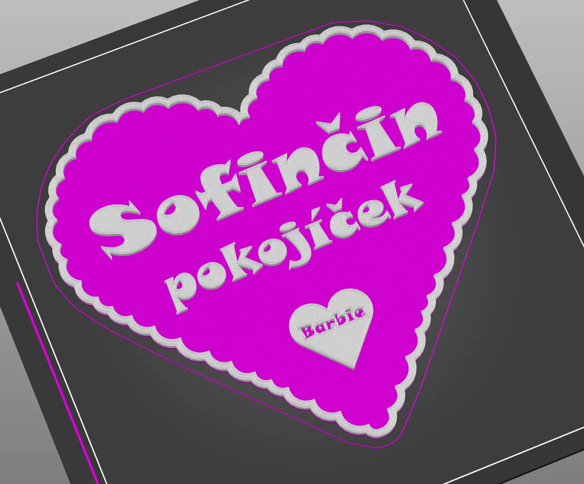 Door label - editable by Rh82 | Download free STL model | Printables.com