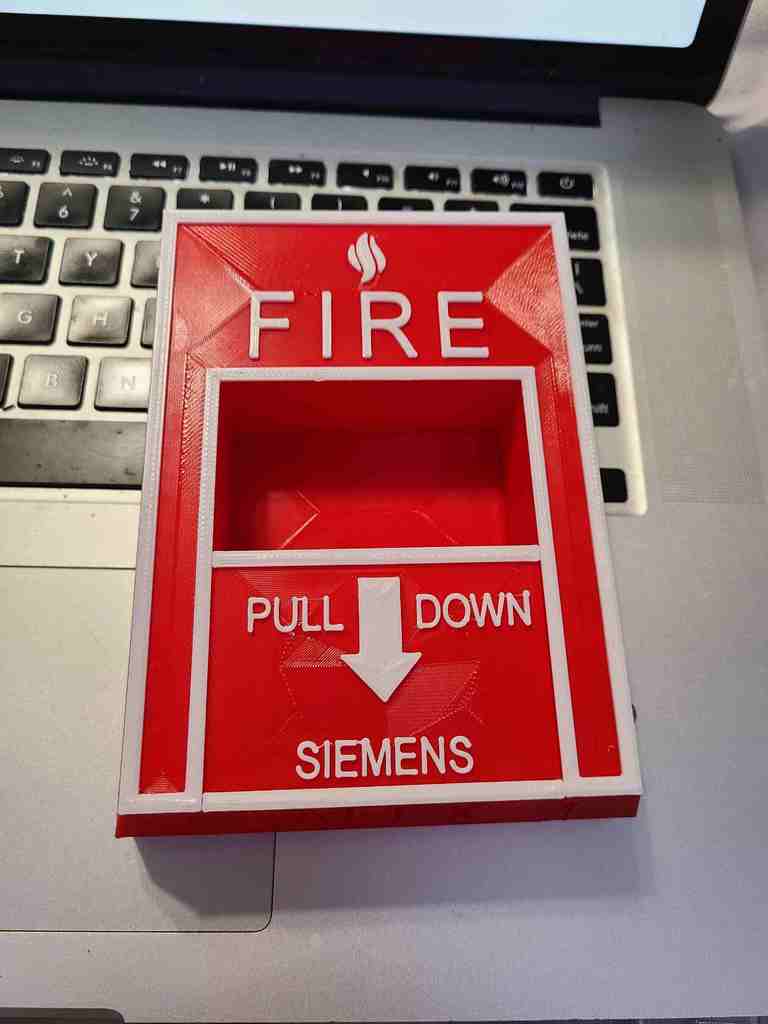 Improved Fire Alarm Pull by roosteralex82 | Download free STL model ...