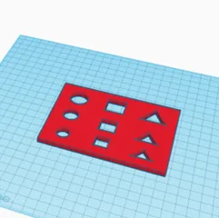 Engineering Shapes Stencil by Rey | Download free STL model ...