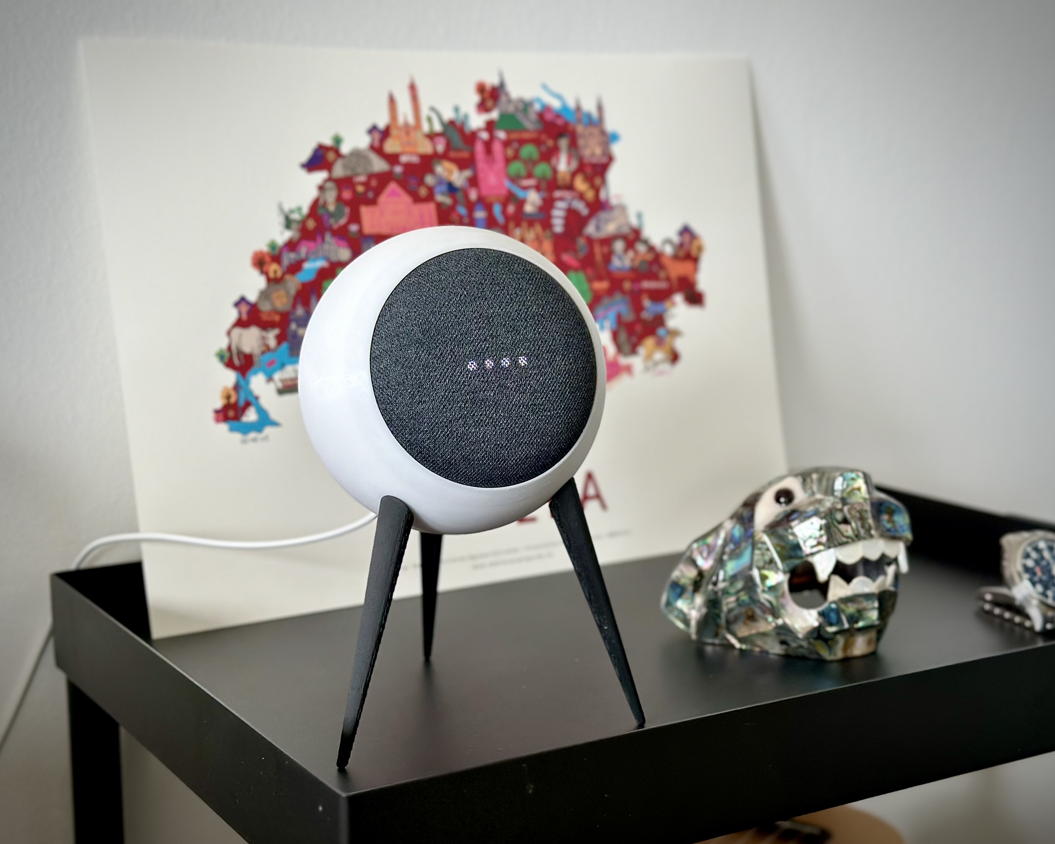 Google Sphere Mini - A Retro Enclosure for your Google Home Speaker by ...
