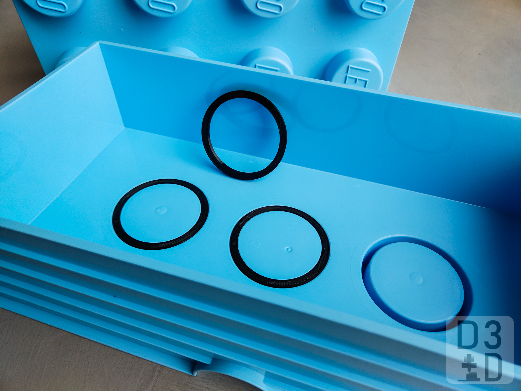 Plug for Lego Storage Brick (8 knobs) by Dorma 3D | Download free STL ...