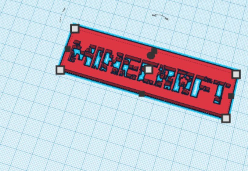 Minecraft Logo Template por Julian nussbaum | Descargar modelo STL ...