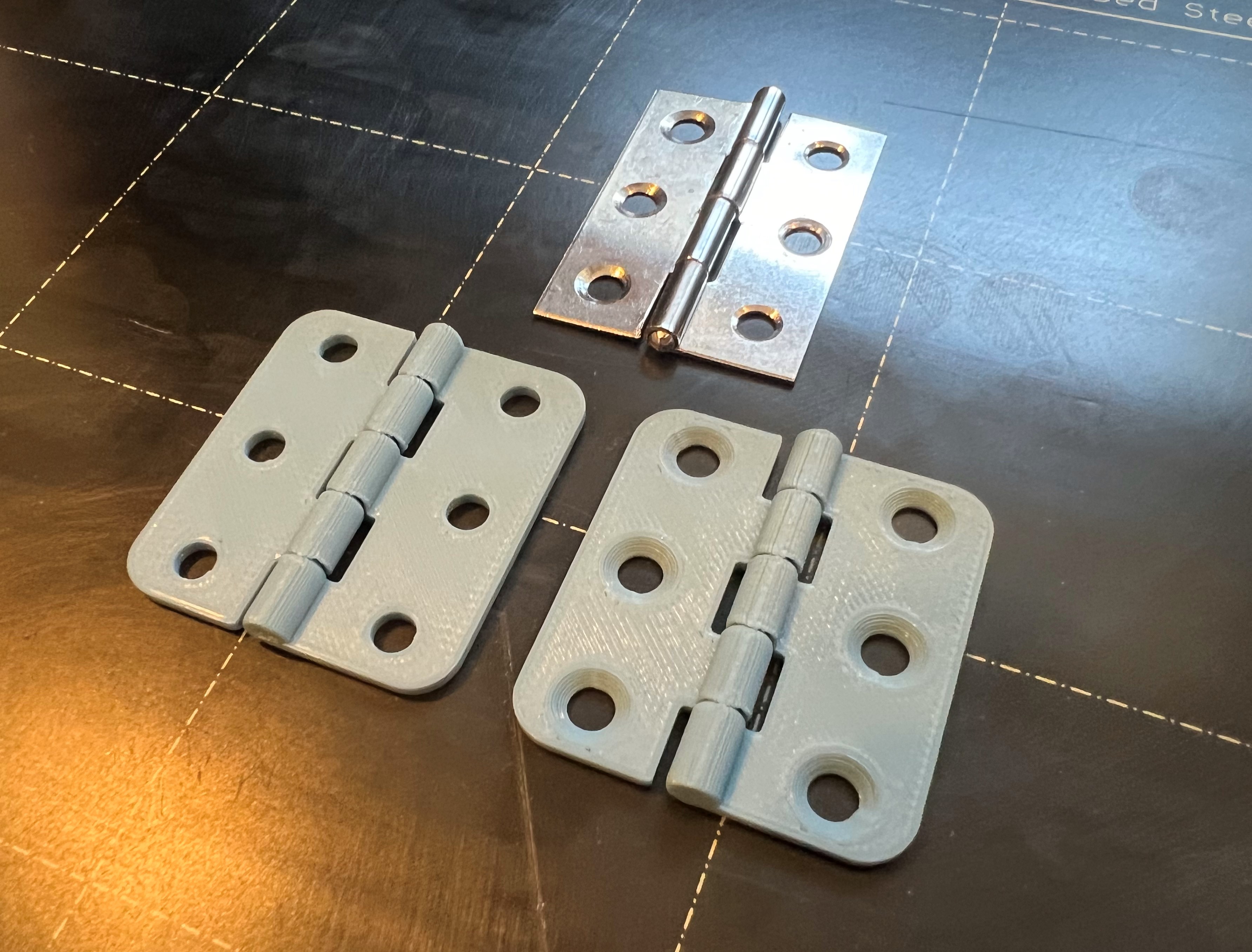 Print-in-Place Simple Hinge (no supports needed) by EcoDad | Download ...