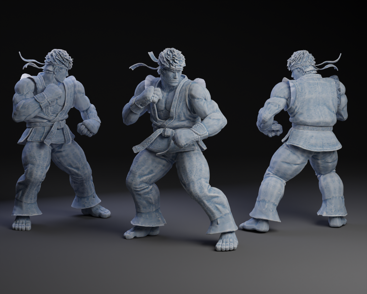 Ryu - Street Fighter por Peter Farell | Descargar modelo STL gratuito ...