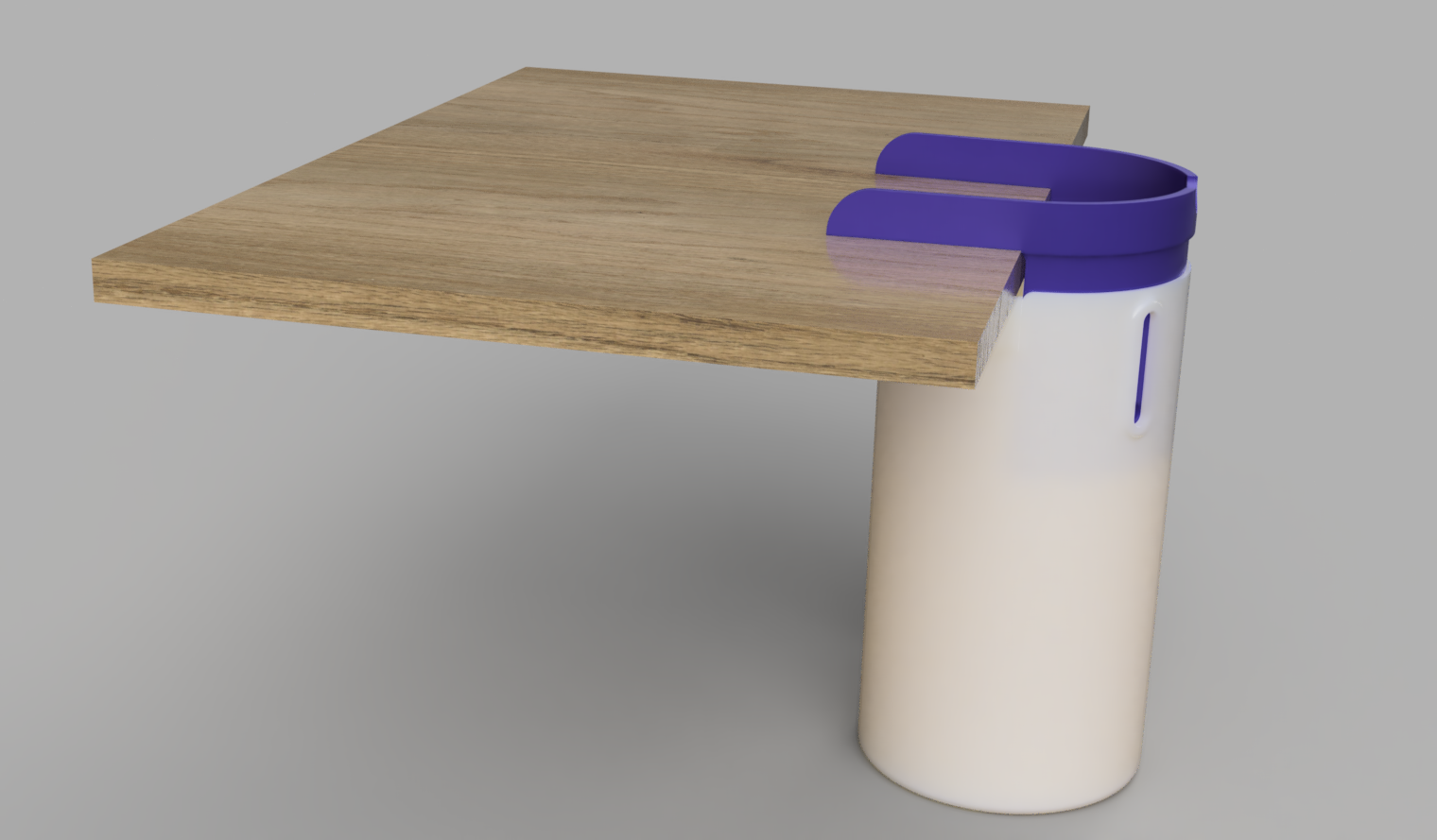 Desk edge garbage can by salvador rooijmans | Download free STL model ...